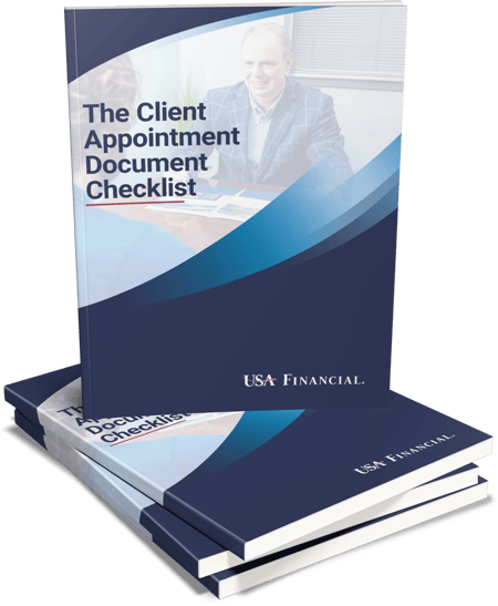 The Client Appointment Document Checklist | USA Financial