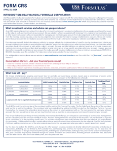 Forms & Disclosures For Investors | USA Financial